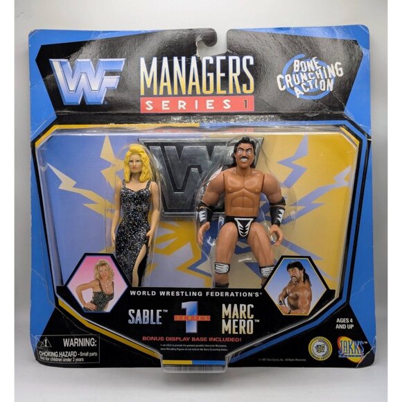 WWE | Toys | New 997 Jakks Wwf Managers Series 1 Sable And Marc Mero ...